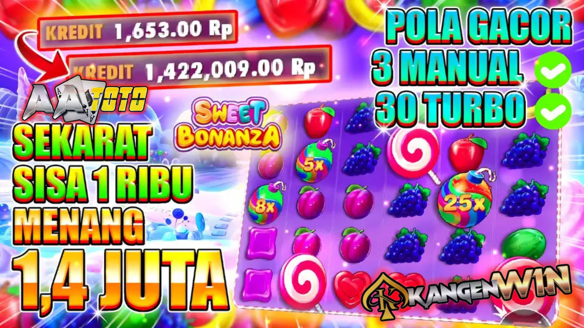 5 Kunci Rahasia Sweet Bonanza 1000 di Kangenwin: Bagaimana Ubah Peluang Jadi Maxwin 400 Juta ...